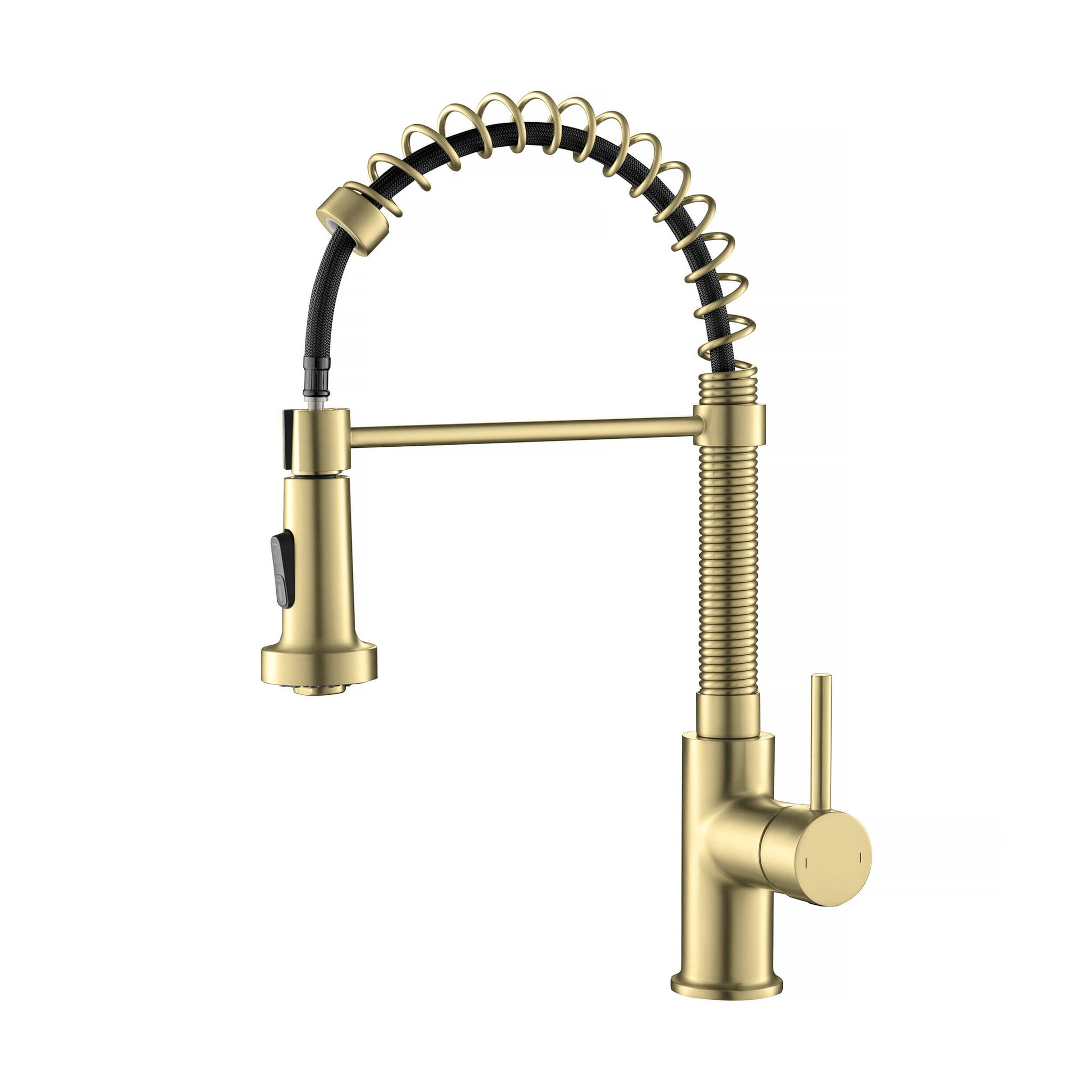 Genova Commercial Style Single Handle Pull Down Kitchen Sink Faucet