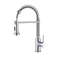 Genova Commercial Style Single Handle Pull Down Kitchen Sink Faucet