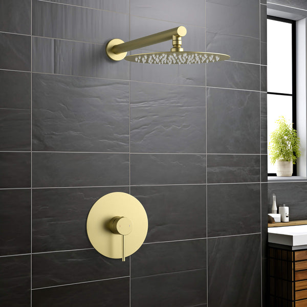 Halo Pressure Balanced Single Function Wall Mount Shower System with R